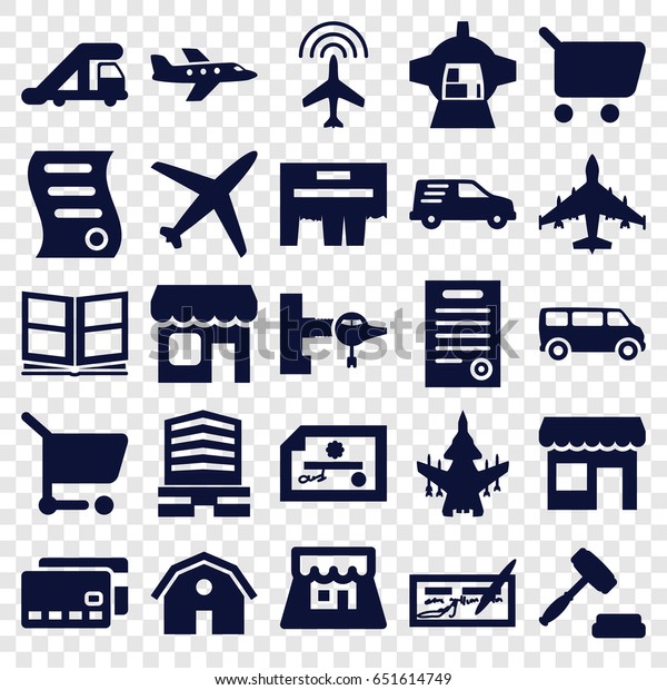 Commercial Icons Set Set 25 Commercial Stock Vector (Royalty Free ...