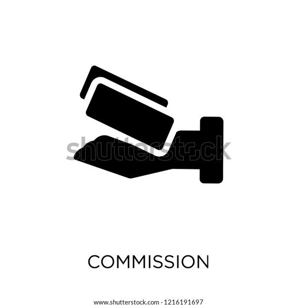 Commission Icon Commission Symbol Design Startup Stock Vector (Royalty ...