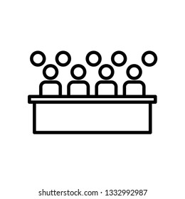 Committee Icon Template Stock Vector (Royalty Free) 1332992987 ...