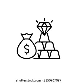 Commodities Investment Icon Vector Logotype Stock Vector (Royalty Free ...