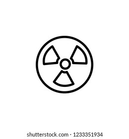 Common Icons Ionizing Radiation Stock Vector (Royalty Free) 1233351934