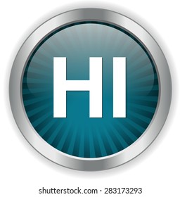 Communication Chat Hi Icon Stock Vector (Royalty Free) 283173293 ...