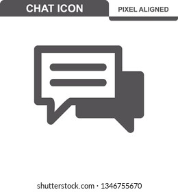 Communication Chat Icons Editable Stroke Pixel Stock Vector (Royalty ...