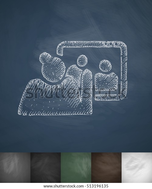 Communication Children Icon Hand Drawn Vector Stock Vector (Royalty ...