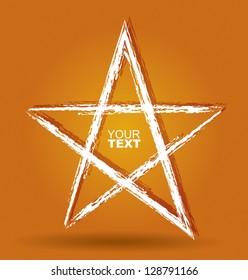 Communication Concept Star Template Copy Space Stock Vector (Royalty ...