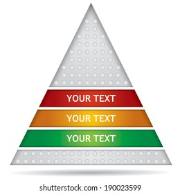 Learning Pyramid Average Student Retention Rate Stock Vector (Royalty ...