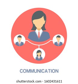 Communication Connectivity Icon Concept Stock Vector (Royalty Free ...
