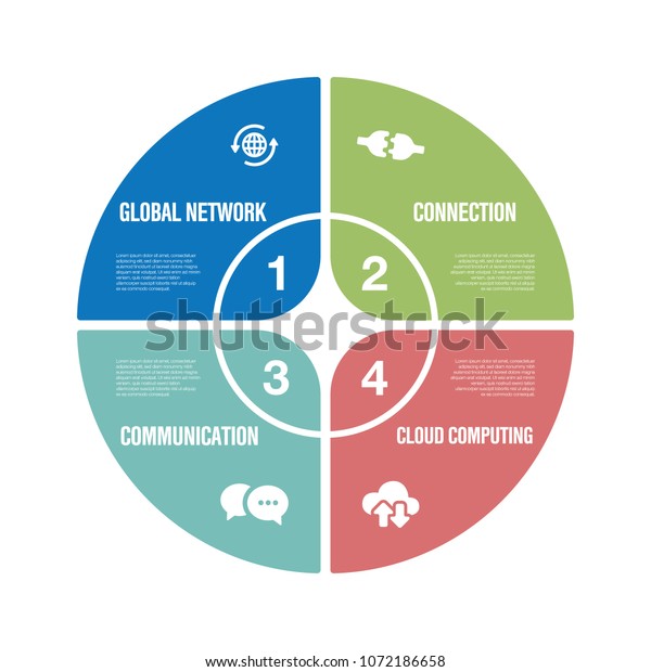 Communication Connectivity Infographic Icon Set Stock Vector (Royalty ...
