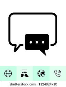 Communication Icons White Background: เวกเตอร์สต็อก (ปลอดค่าลิขสิทธิ์ ...
