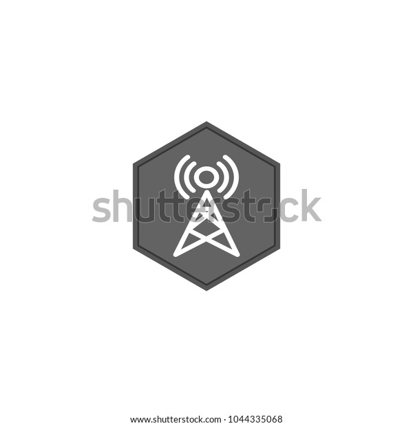 Communication Tower Technology Logo Stock Vector (Royalty Free ...