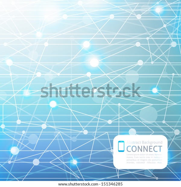 Communications Abstract Background Stock Vector (Royalty Free ...