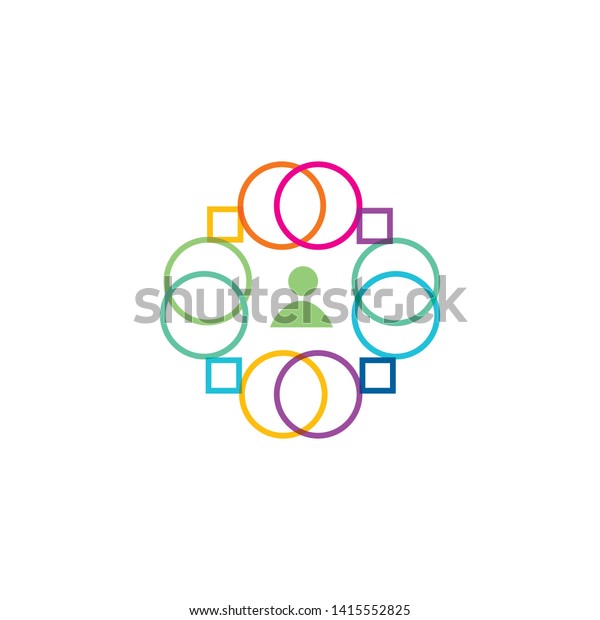 Communications Vector Logo Community Logo Group Stock Vector (Royalty ...
