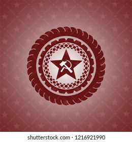 Socialism Emblem Symbol Communism Wreath Wheat: เวกเตอร์สต็อก (ปลอดค่า ...