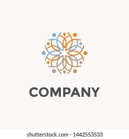 Community Circle Togetherness Logo Concept Stock Vector (Royalty Free ...