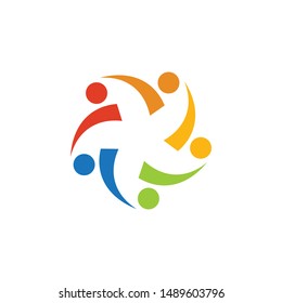 Community Graphic Design Template Vector Isolated Stock Vector (Royalty ...