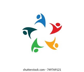 Community Group People Logos Stock Vector (Royalty Free) 749769121 ...