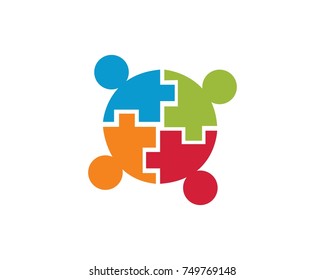 Community Group People Logos Stock Vector (Royalty Free) 749769148