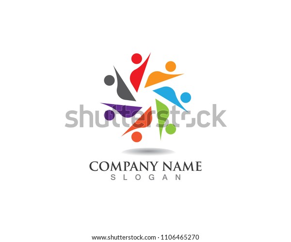 Community Group Team People Logo Vector Stock Vector (Royalty Free ...