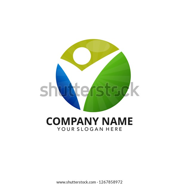 Community Logo Design Inspiration Stock Vector (Royalty Free) 1267858972