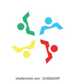Community Logo Design Inspiration Vector Template Stock Vector (Royalty ...