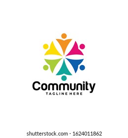 Community Logo Icon Vector Isolated Stock Vector (Royalty Free ...