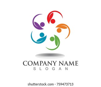 People Community Logos Association Logo Simple Stock Vector (Royalty ...