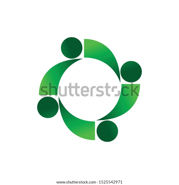 Community Partnership Logo Icon Vector Stock Vector (Royalty Free ...