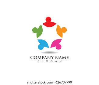 Community People Group Work Logo Stock Vector (Royalty Free) 626737799 ...