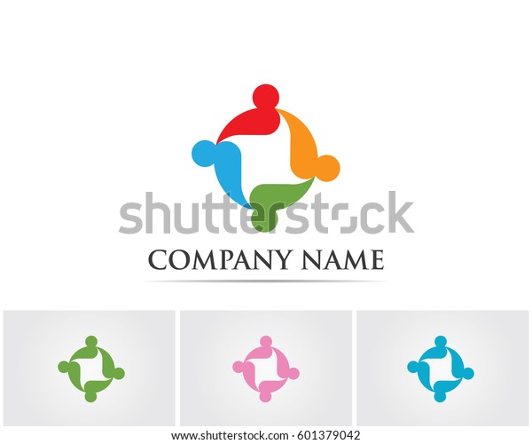 Community People Success Logo Stock Vector (Royalty Free) 601379042 ...