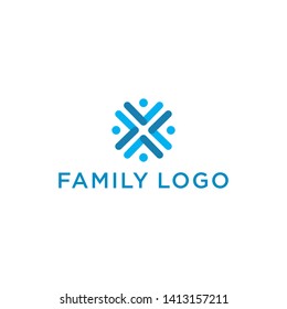 Community Team Work Logo Design Vector Stock Vector (Royalty Free ...