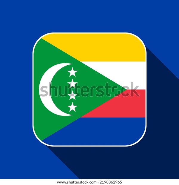 Comoros Flag Official Colors Vector Illustration Stock Vector (Royalty ...