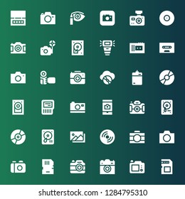 Compact Icon Set Collection 36 Filled Stock Vector (Royalty Free ...