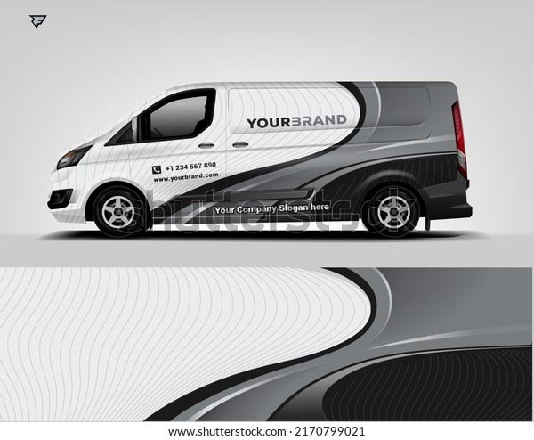 Diseño de Company Car y Van: vector de stock (libre de regalías ...