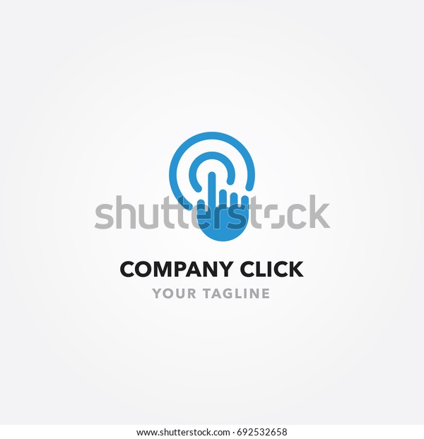 Company Click Logo Stock Vector (Royalty Free) 692532658 | Shutterstock