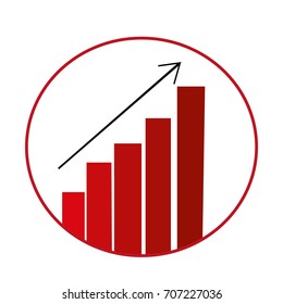 Company Growth Chart Stock Vector (Royalty Free) 707227036 | Shutterstock