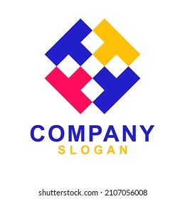 Company Logo Design Elegant Nice Simple Stock Vector (Royalty Free ...
