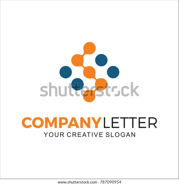 Company Logo Digital Internet Computer Technology Stock Vector (Royalty ...