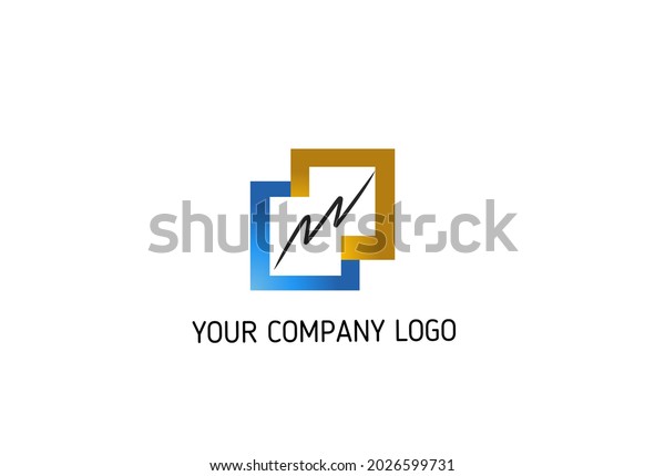 Company Logo Name Template Design Vector Stock Vector (Royalty Free ...