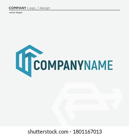 Company Logo Sample Vector Design Stock Vector (Royalty Free ...