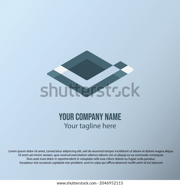Company Logo Simple Concept Use This Stock Vector (Royalty Free ...