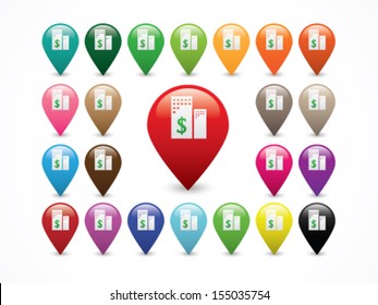 Company Map Location Stock Vector (Royalty Free) 155035754 | Shutterstock