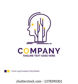 Company Name Logo Design Data Head Stock Vector (Royalty Free ...