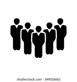 Company Workers Icon Stock Vector (Royalty Free) 349026062 | Shutterstock