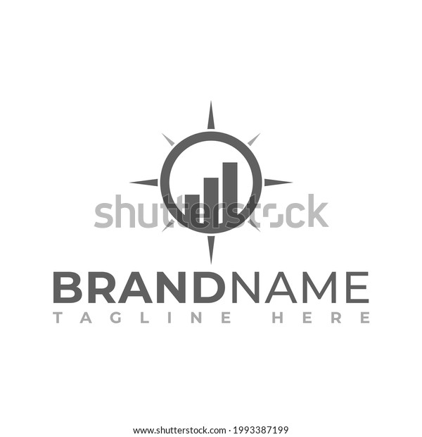 Compass Financial Vektor Logo Design Stock Vector (Royalty Free ...