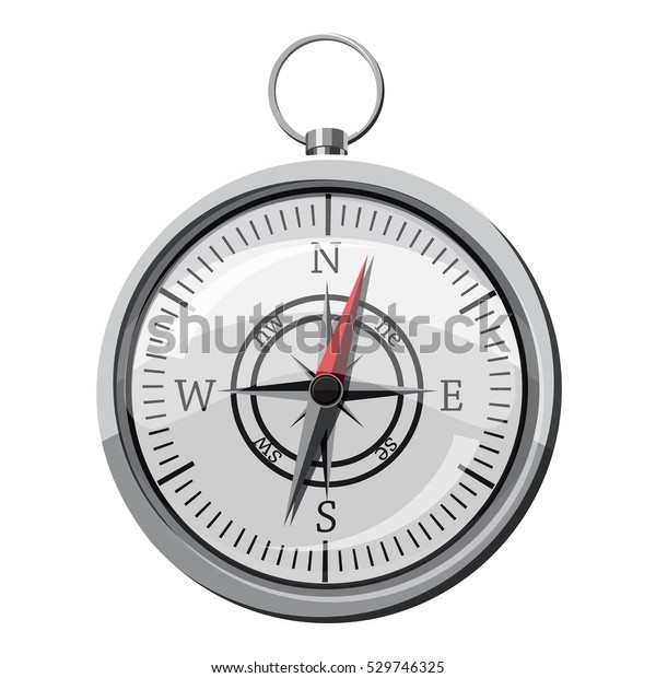 Compass Icon Cartoon Illustration Compass Vector Stock Vector (Royalty ...