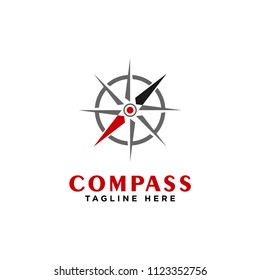 Simple Compass Logo Clip Art Icon: vector de stock (libre de regalías ...