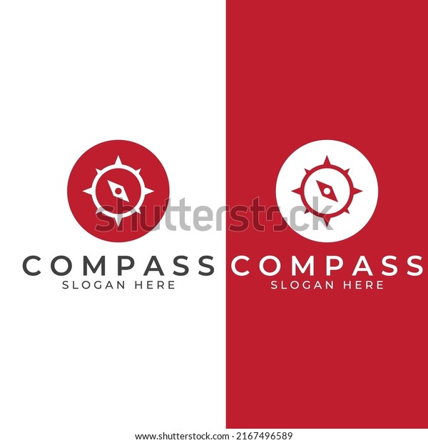 Compass Logo Directional Guide Pandomcompass Logo: เวกเตอร์สต็อก (ปลอด ...