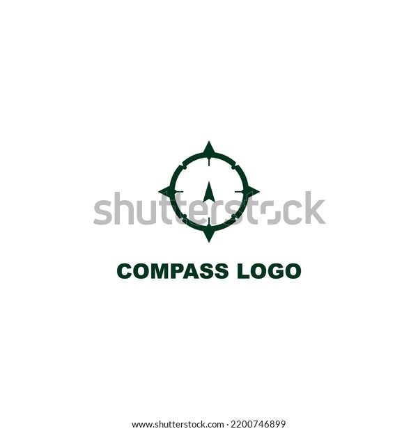 Compass Logo Simple Modern Unique Compass Stock Vector (Royalty Free ...