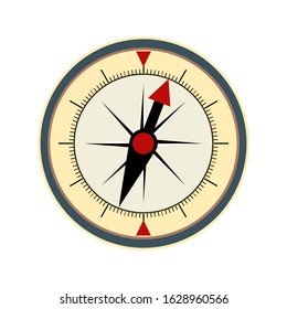 Compass Realistic Style Isolated Stock Vector (Royalty Free) 1628960566 ...