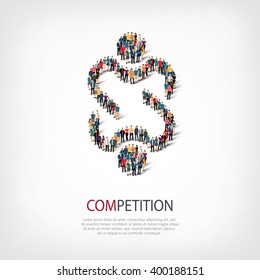 Competition People Symbol Stock Vector (Royalty Free) 400188151 ...